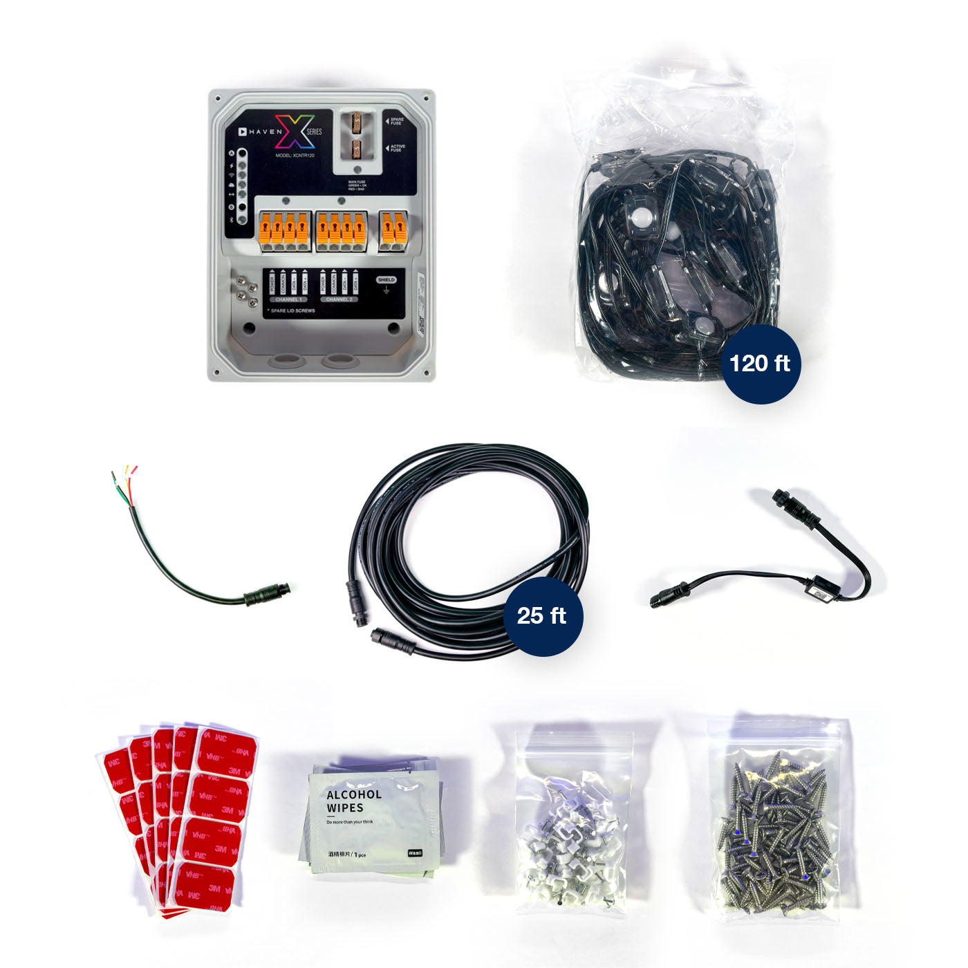 X Series Genesis 120 ft Roofline Lighting Kit - Haven Lighting